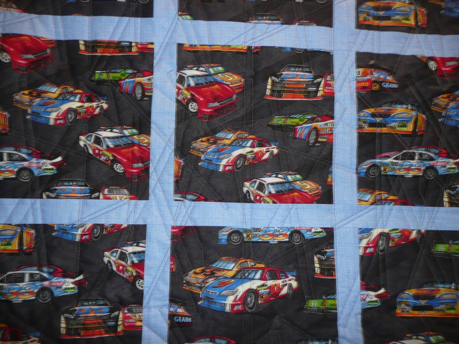 Acorn Ridge Quilting: Karyl's Race Car CASA Quilt