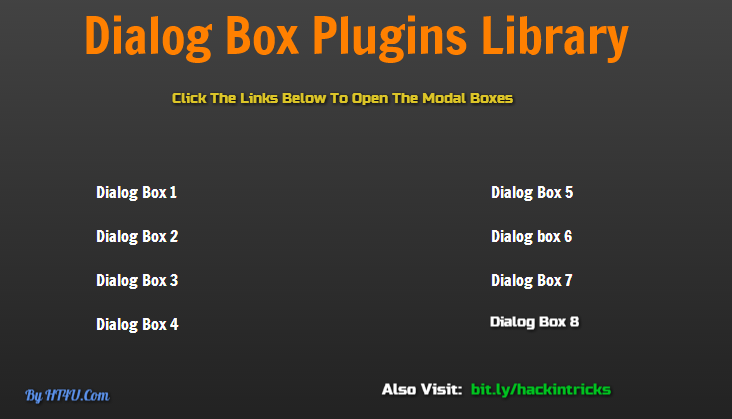 How to make Modal Window & Popup Boxes with CSS3, Js and Jquery ~ Incredible Search