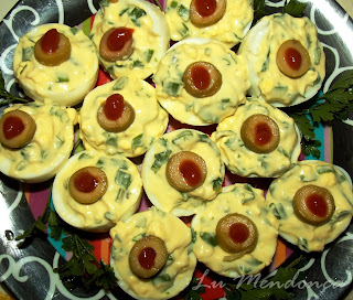 Receitas apetitosas da Lu: Ovos Recheados