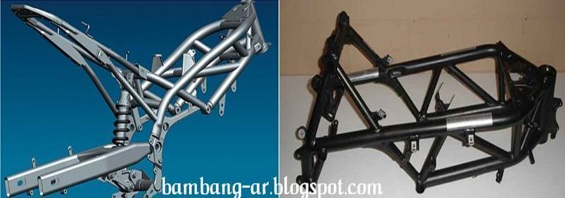 Mengenal Rangka Sepeda Motor - MotorServiceSokaraja