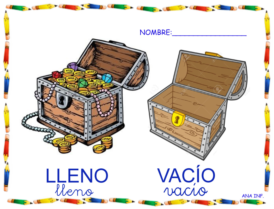 INFANTILES DE ANA V.: CONCEPTOS: LLENO/VACÍO