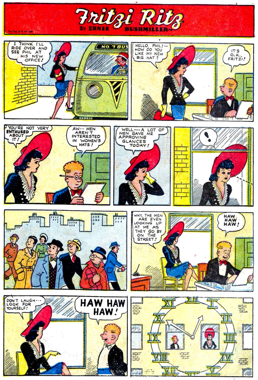 Pappy's Golden Age Comics Blogzine: Number 1156: Ritzy Fritzi Ritz