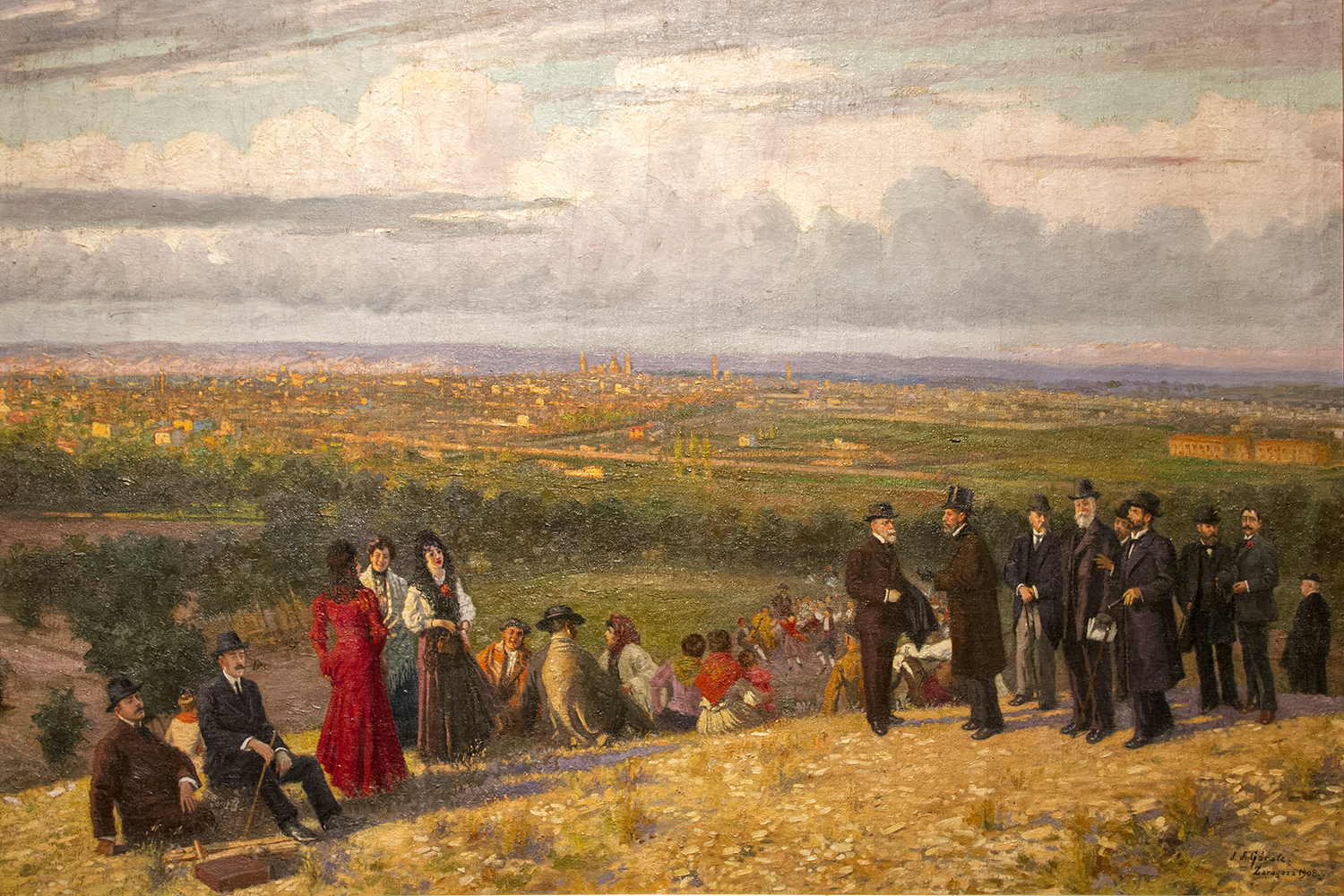 Vista de Zaragoza (Juan José Gárate) Arte-Paisaje