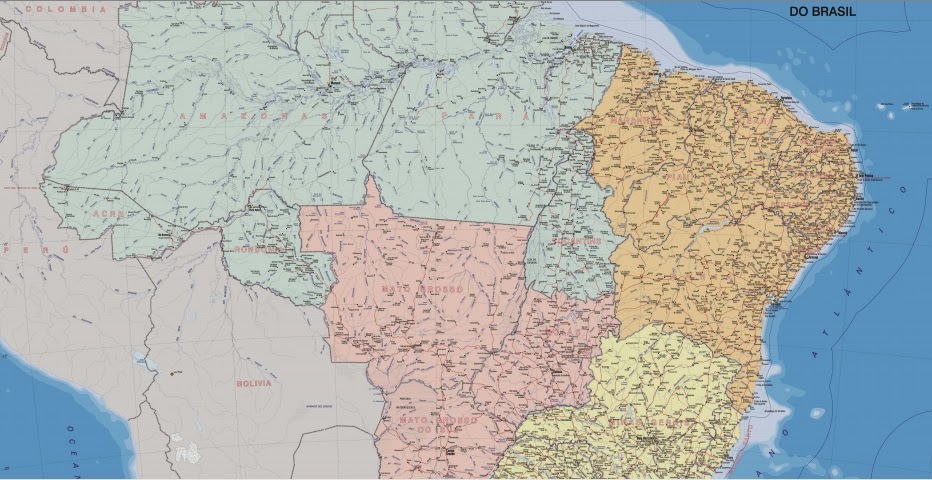 Blog SOS Rios do Brasil: NOVO MAPA POLÍTICO DO BRASIL É LANÇADO PELO ...