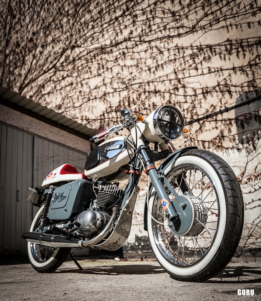 MZ TS 125 Moped Custom by Werks Motorcycles - Lsr Bikes