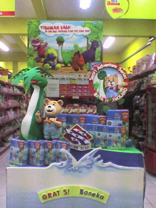 Display produk di Supermarket