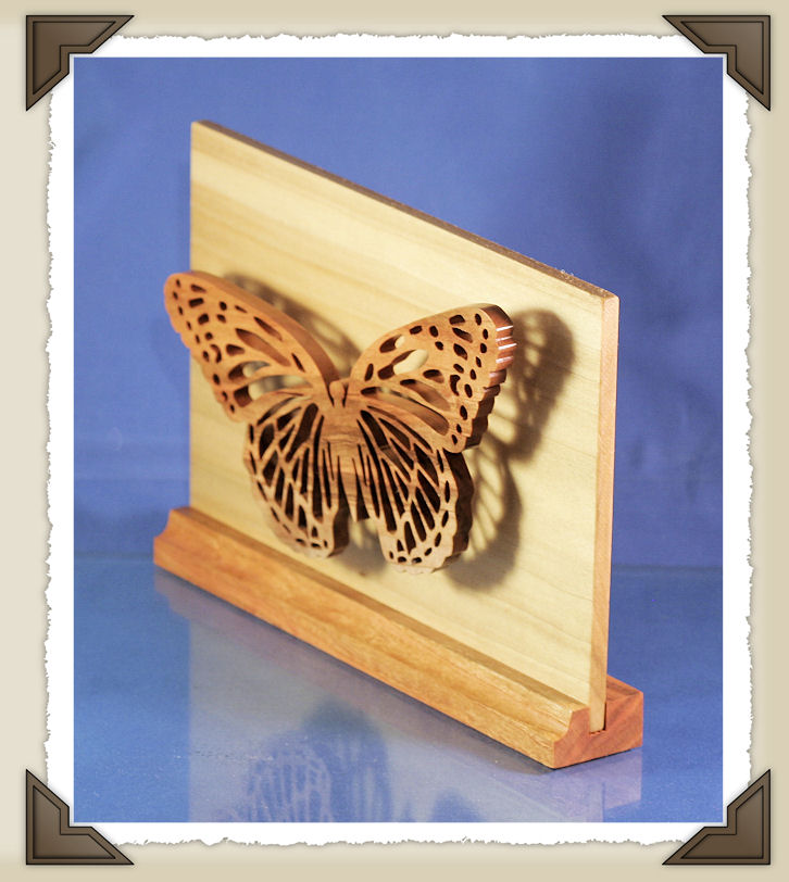 Scrollsaw Workshop: Butterfly Shadow Scroll Saw Pattern.