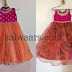 Printed Floral Net Frocks - Indian Dresses