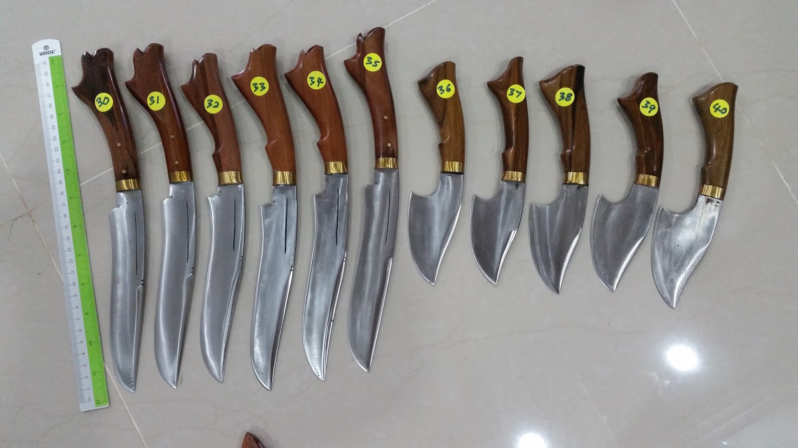 Parang Online: Pisau lapah / potong daging (30 - 40) SOLD OUT