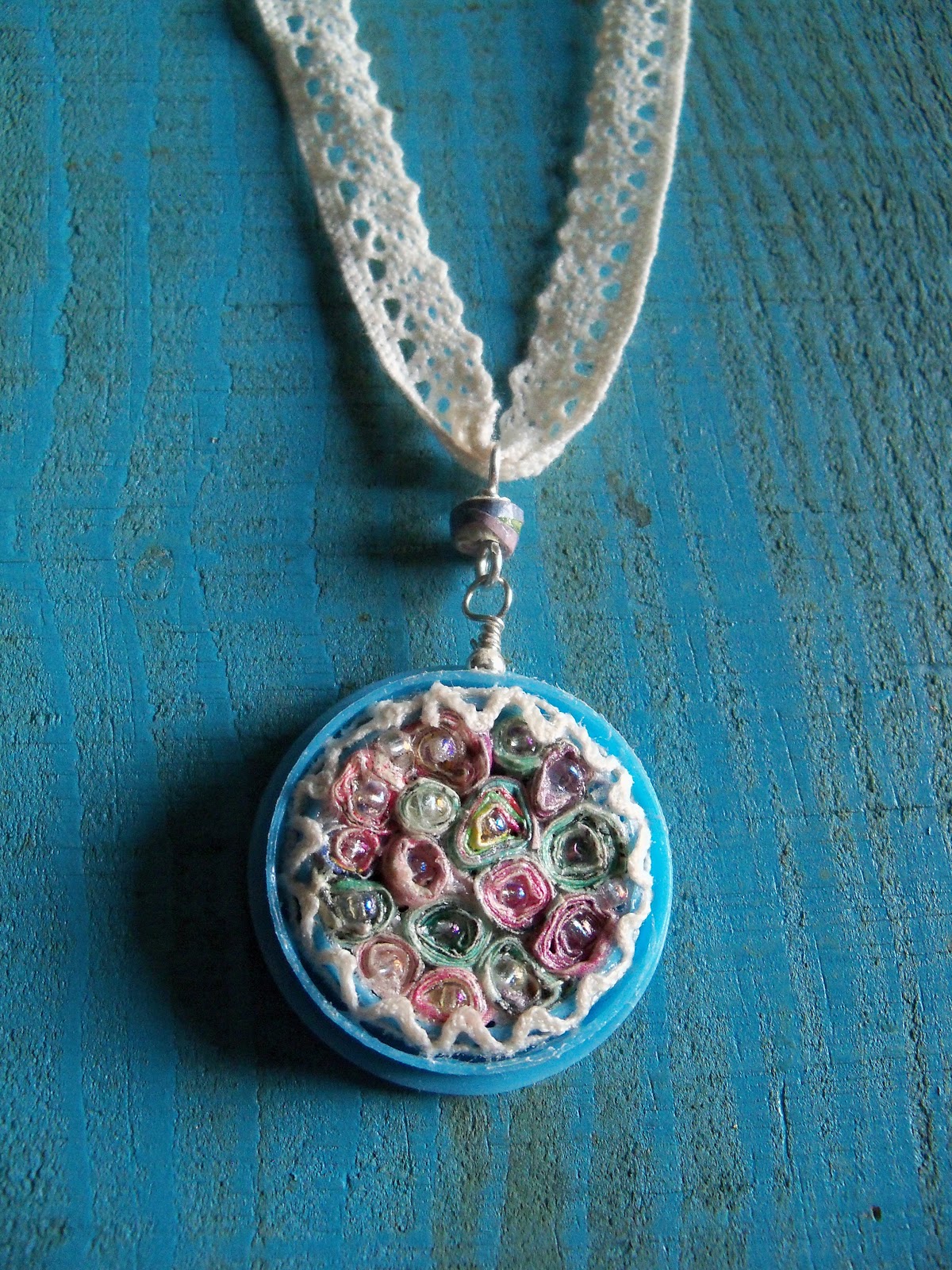 Brier Design Studio: Paper Mosaic Necklaces in GreenCraft Magazine