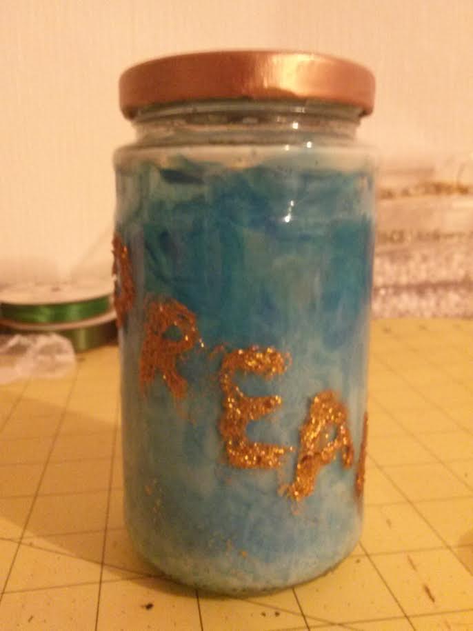 I made this cute little DIY dream jar... :)