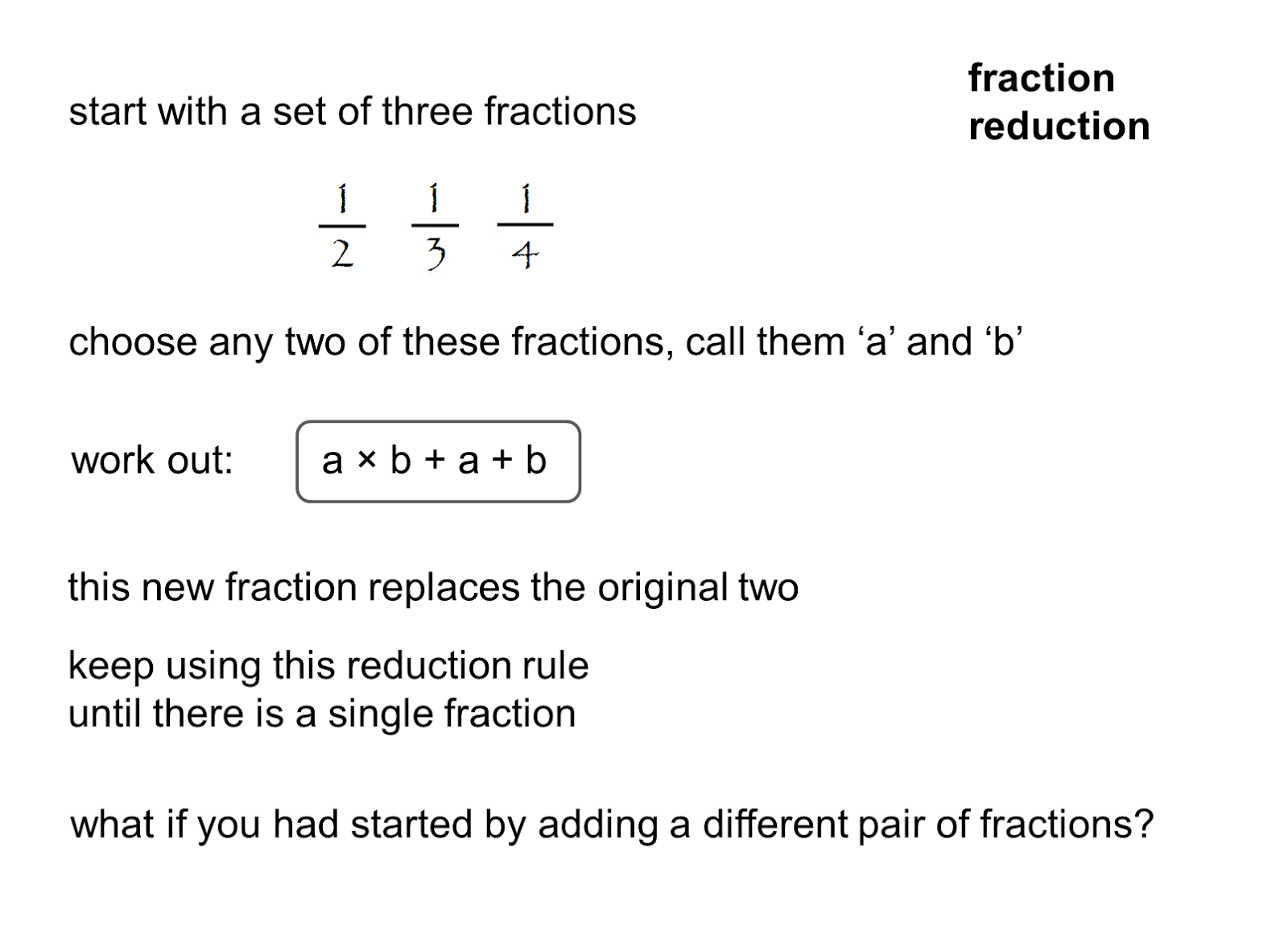 MEDIAN Don Steward mathematics teaching: fraction reduction