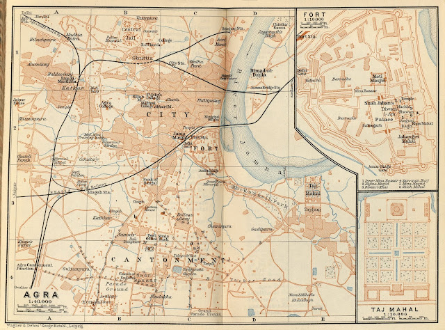 Mapping Resources For India: Baedeker's Maps 1914