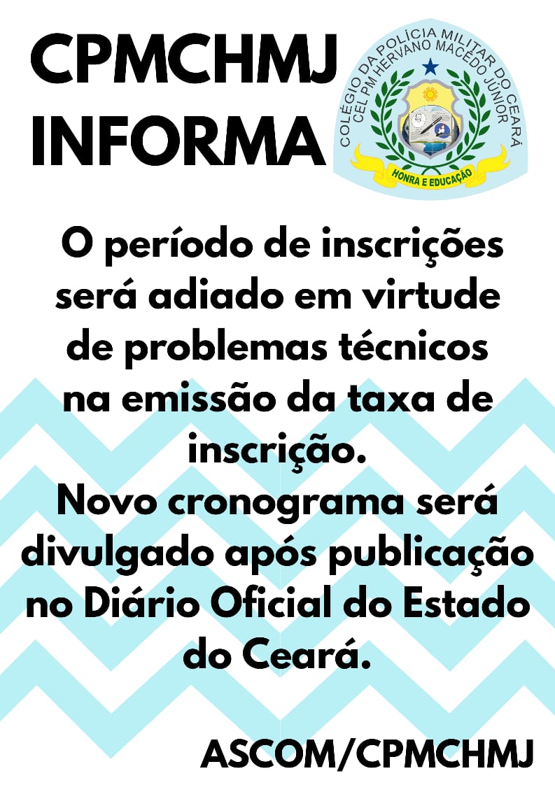 2º COLÉGIO DA POLÍCIA MILITAR CORONEL HERVANO MACÊDO JÚNIOR - 2ºCPM ...