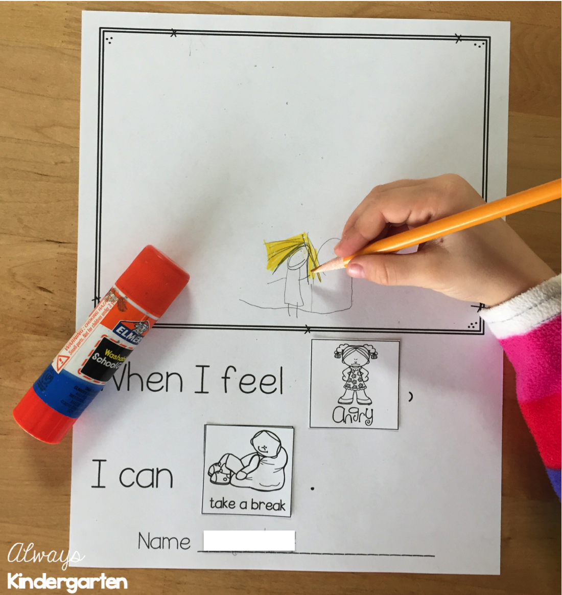 Calm Down Kits for the Elementary Classroom - Always Kindergarten