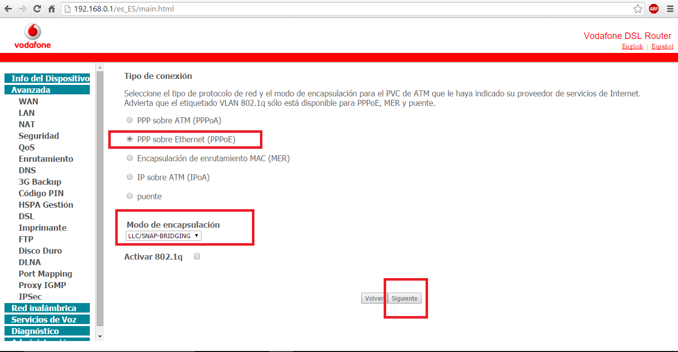 Configurar router Huawei HG556a para Pepephone - Jota informatica