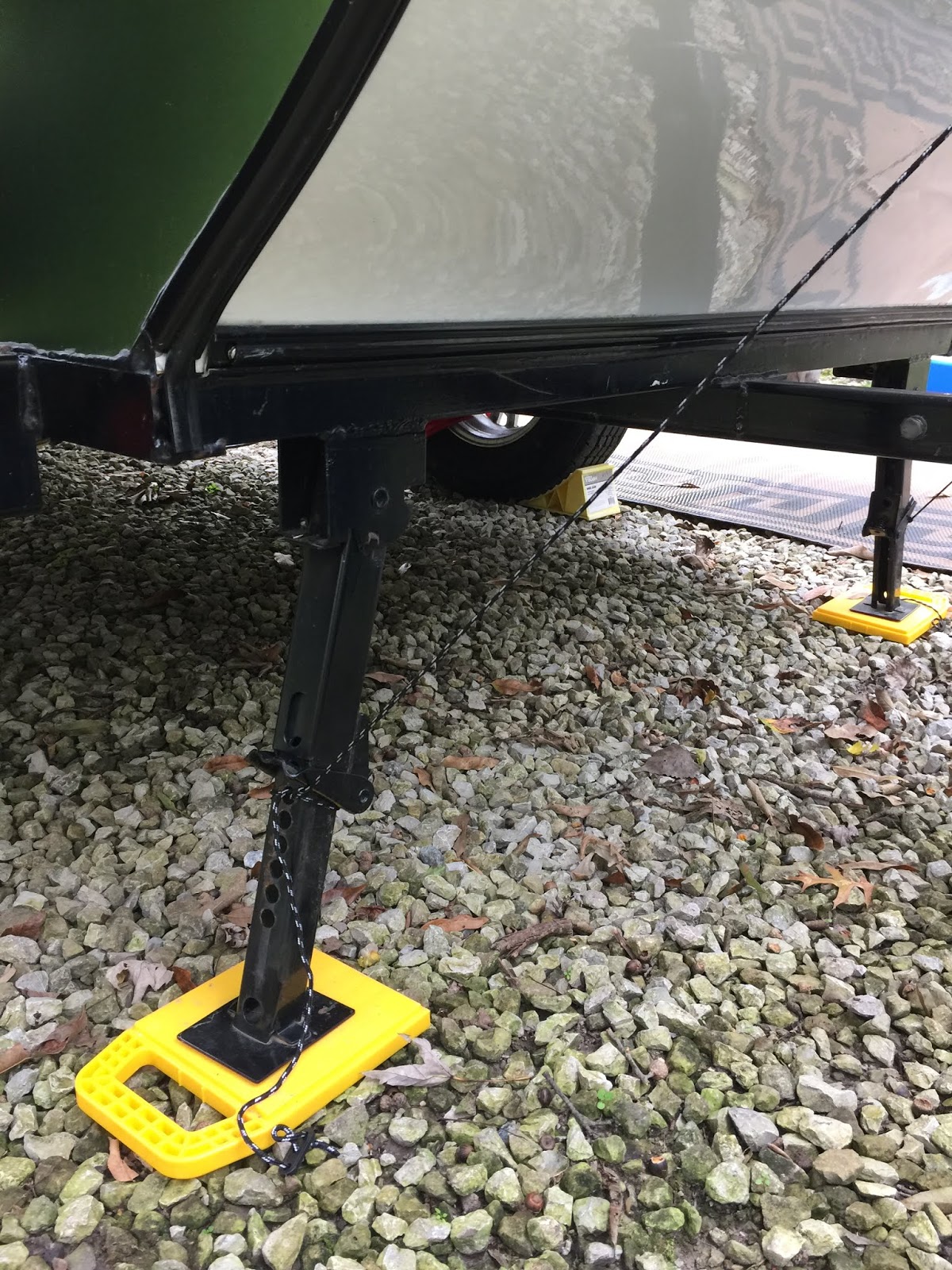 Green Goddess Glamping: Stabilizing Your Tiny Trailer: a Few Essentials