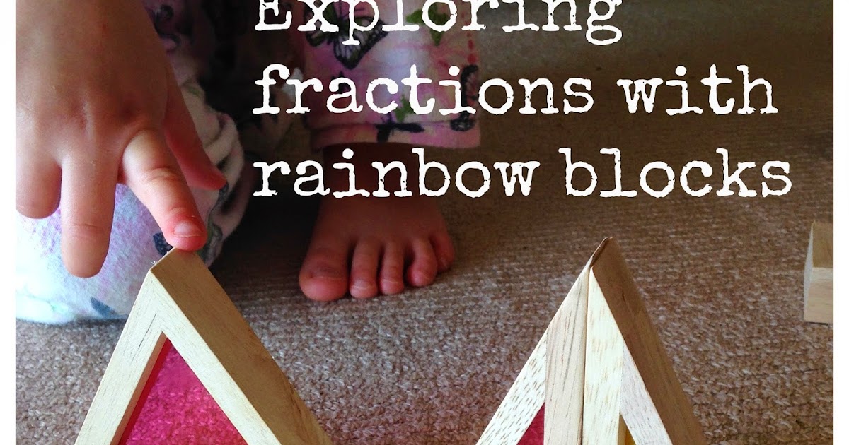 RAINBOW BLOCK FRACTIONS | you clever monkey