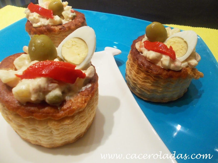 VOLOVANES RELLENOS DE CHAMPIÑONES | Cocina