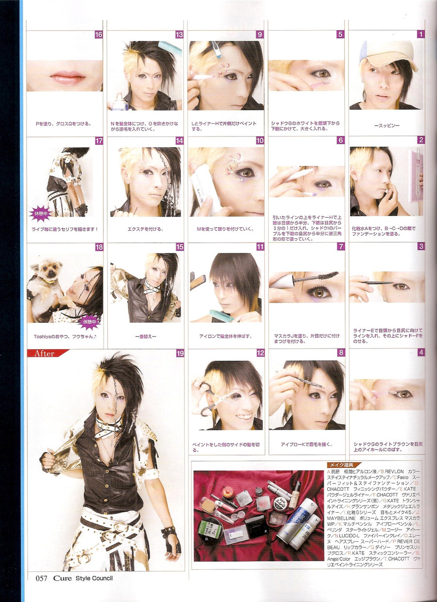 Tutorial Cosplay: visual kei