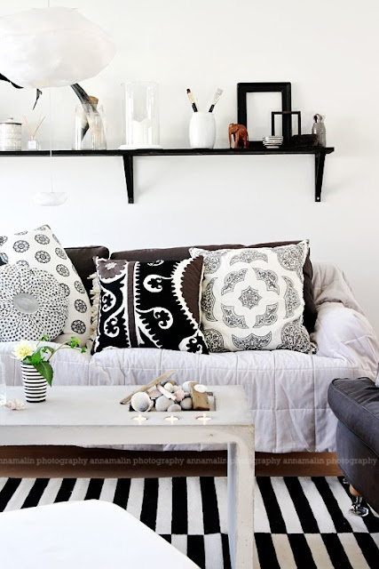 The New Way To Decorate With Black & White | Cool Chic Style Fashion