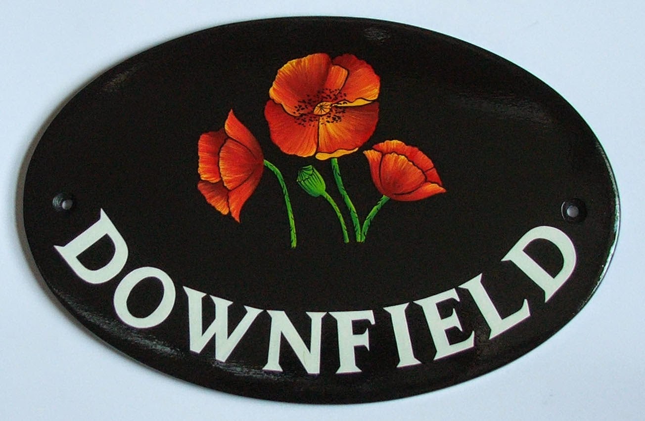 Hand Painted House Signs by Ceramic Art: House Signs, House Plaques and ...