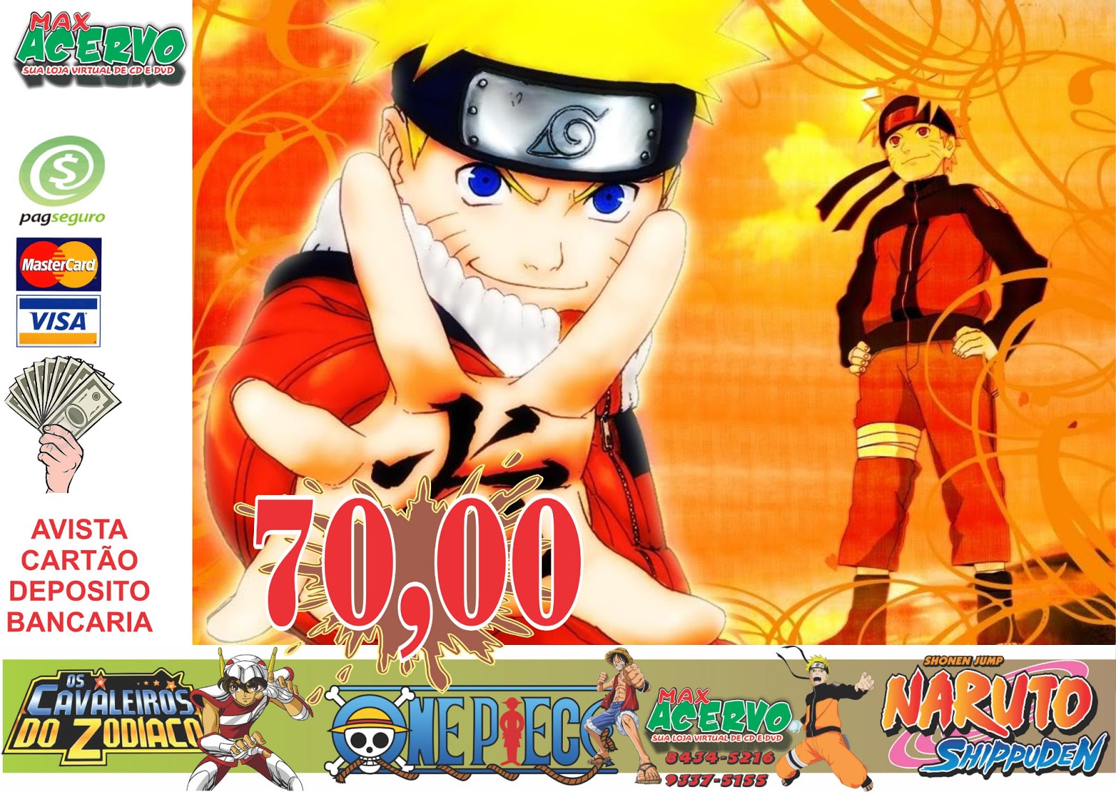 LOJA VIRTUAL DE ANIME E CARTOONS: NARUTO CLASSICO 14 DVD