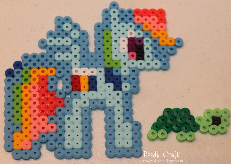 My Little Pony Perler Bead Art!