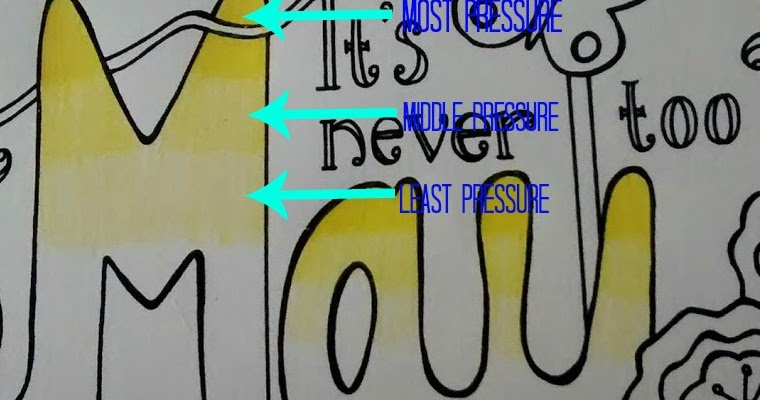 Megans Mega Blog: How to Create a Gradient with Coloured Pencils