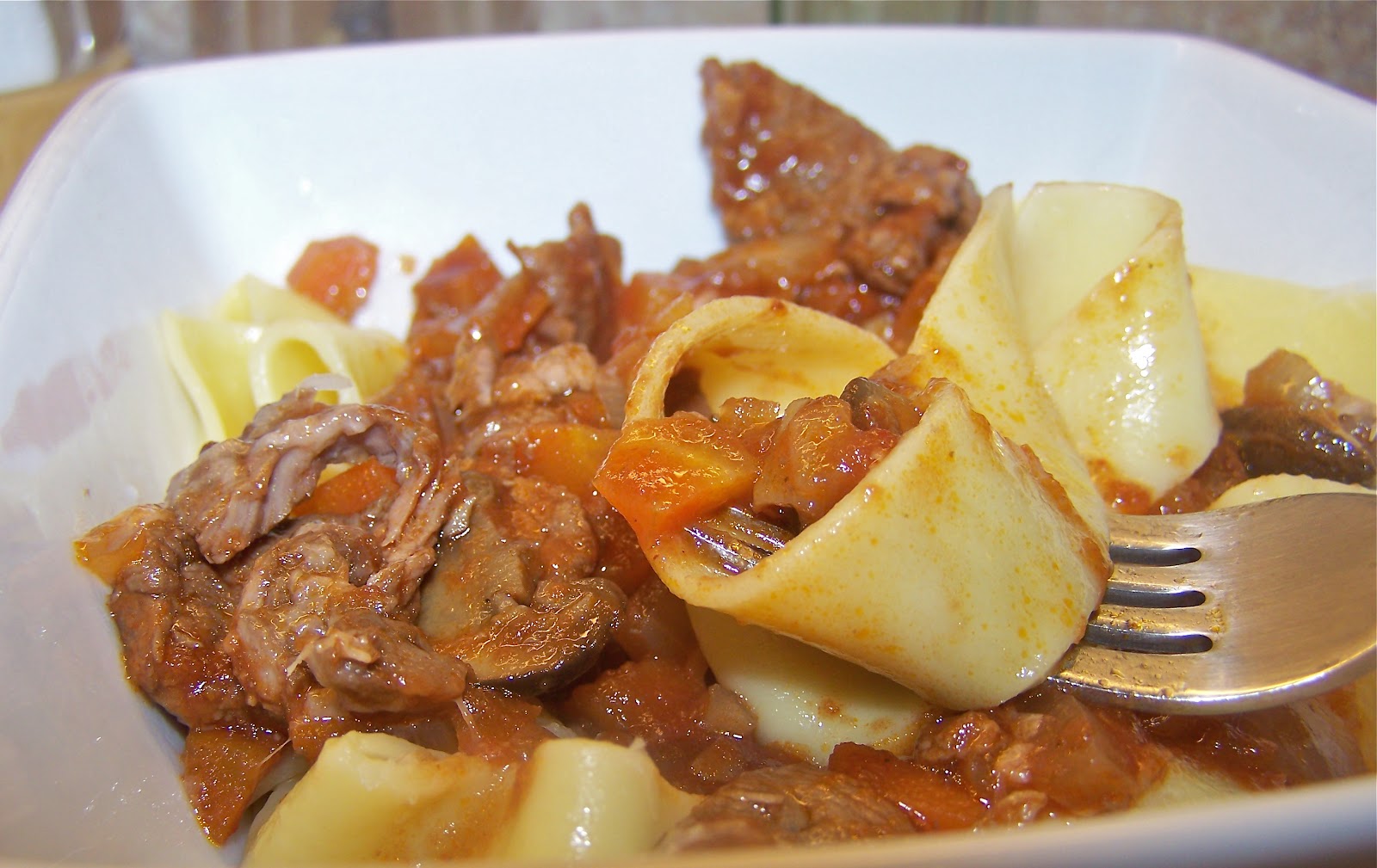 Little Mommy, Big Appetite: Beef Ragu with Pappardelle