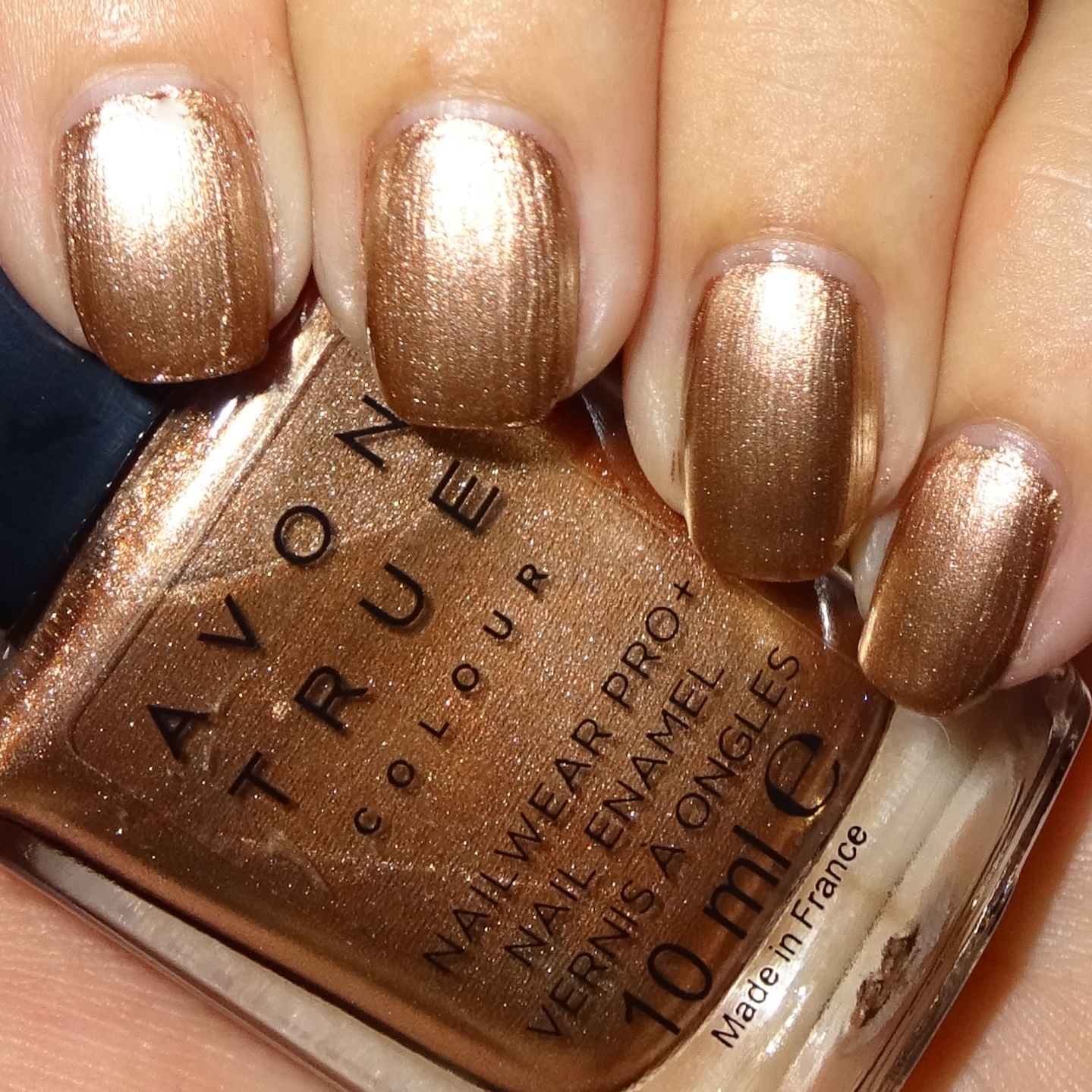 Wendy's Delights: Avon True Colour Nail Enamel - Copper Gleam