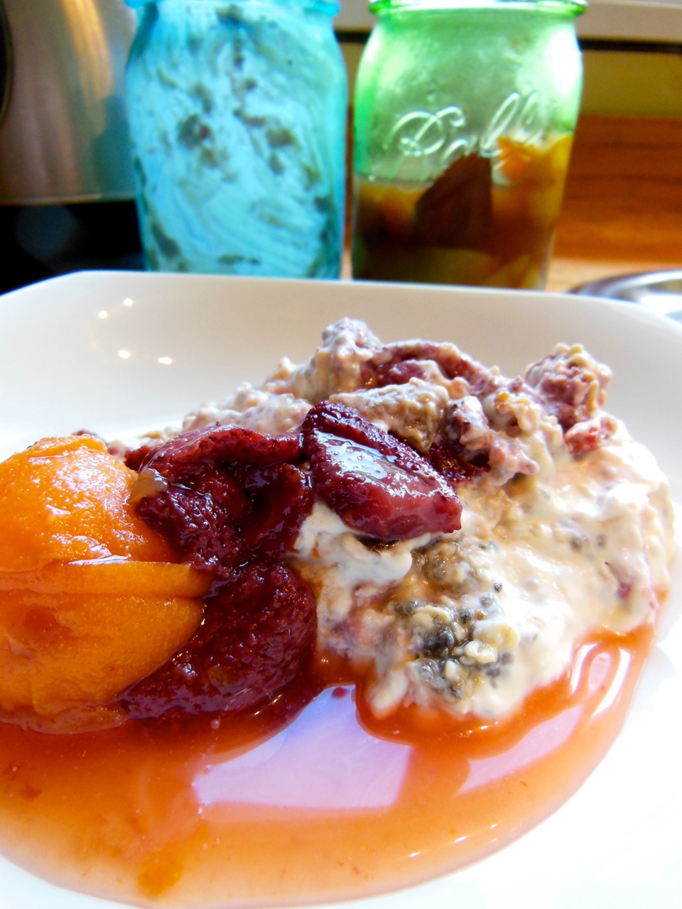 An angel in the kitchen: Honey Fermented Fruit