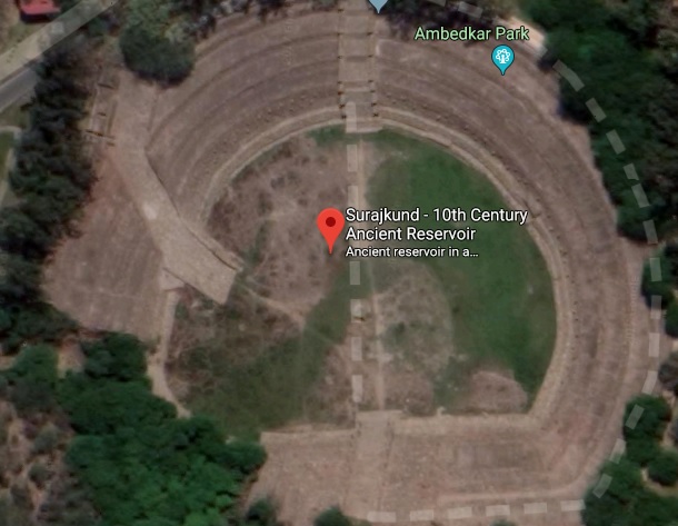 SurajKund, Haryana: Remains of the 10th century reservoir