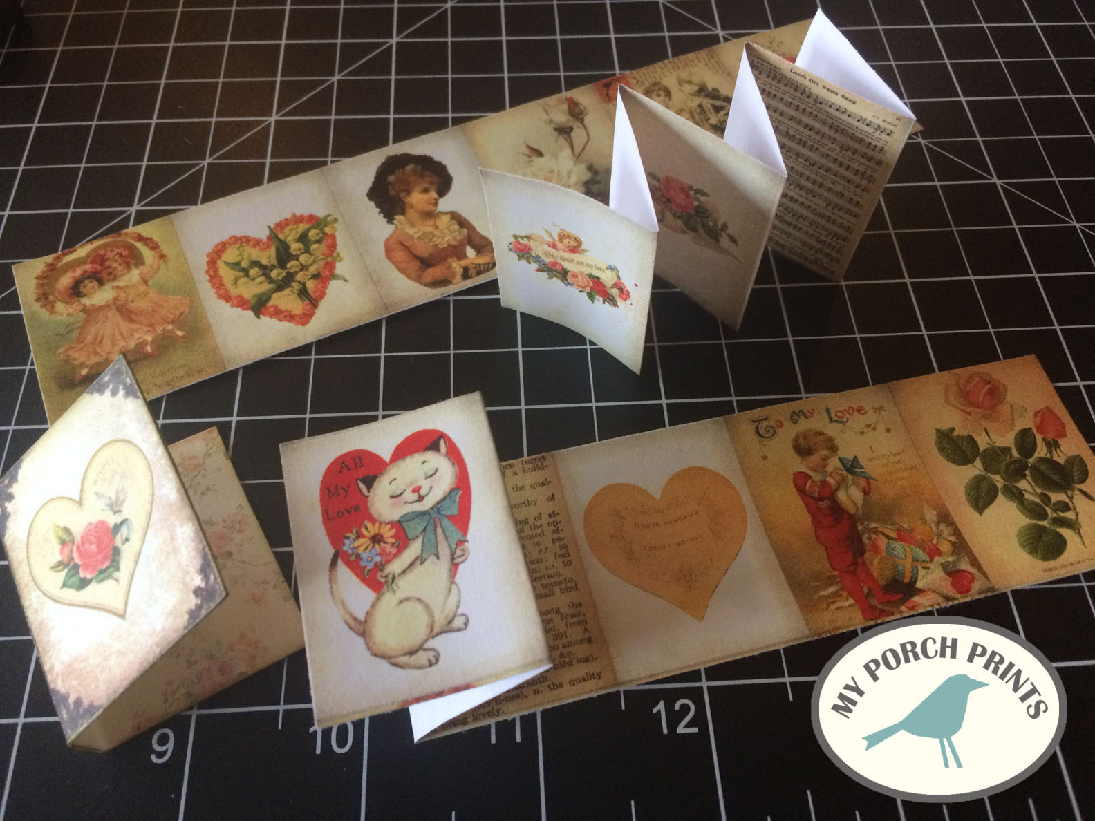 My Porch Prints: Valentine Mini Books Tutorial