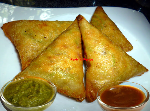 Karin's Recipe: Samosa Daging/Ayam (Beef/Chicken Samosa)