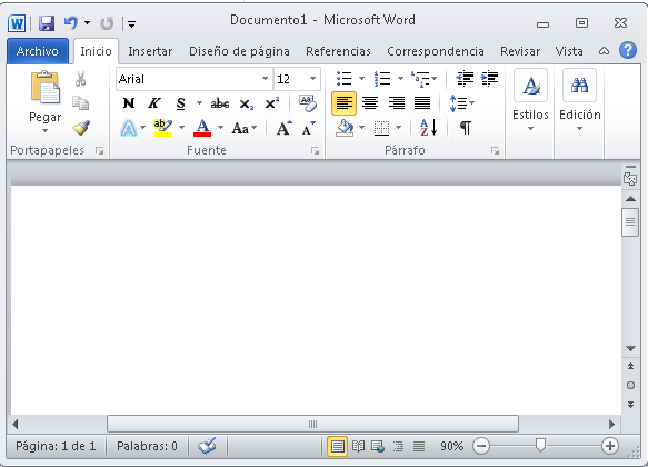 Tutorial de Word: Elemento de la Pantalla de Word