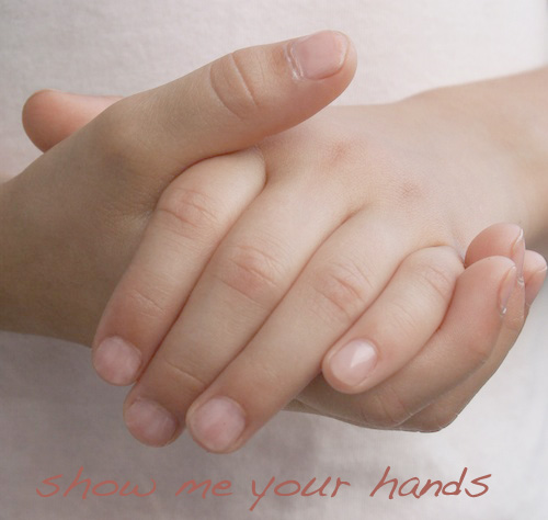 let's be creative!: Show me your hands...