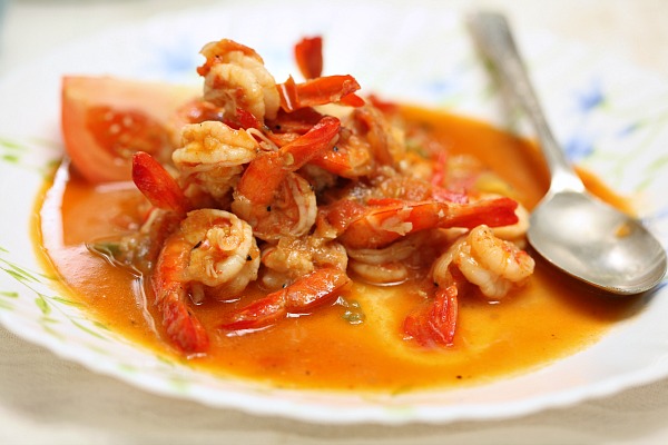 Udang Masak Tomato - masam manis