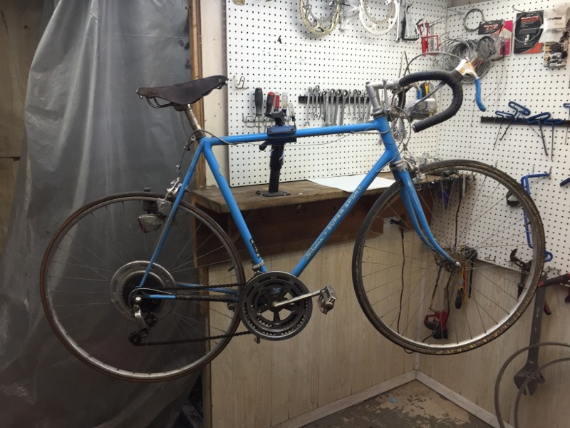 John's Bicycle Restorations: 1973 Schwinn Super Sport in Opaque Blue ...