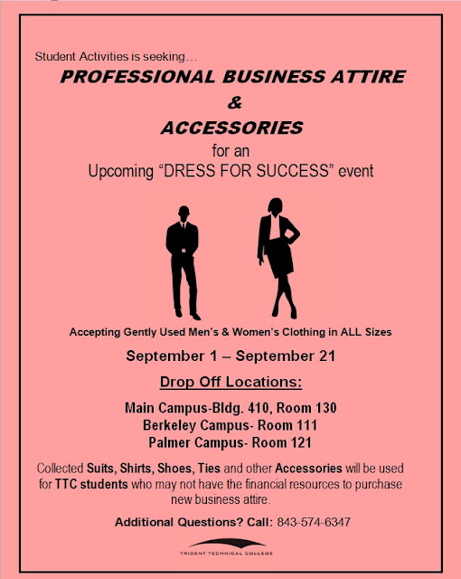 TTC Student Activities: "Dress for Success" Clothing Drive