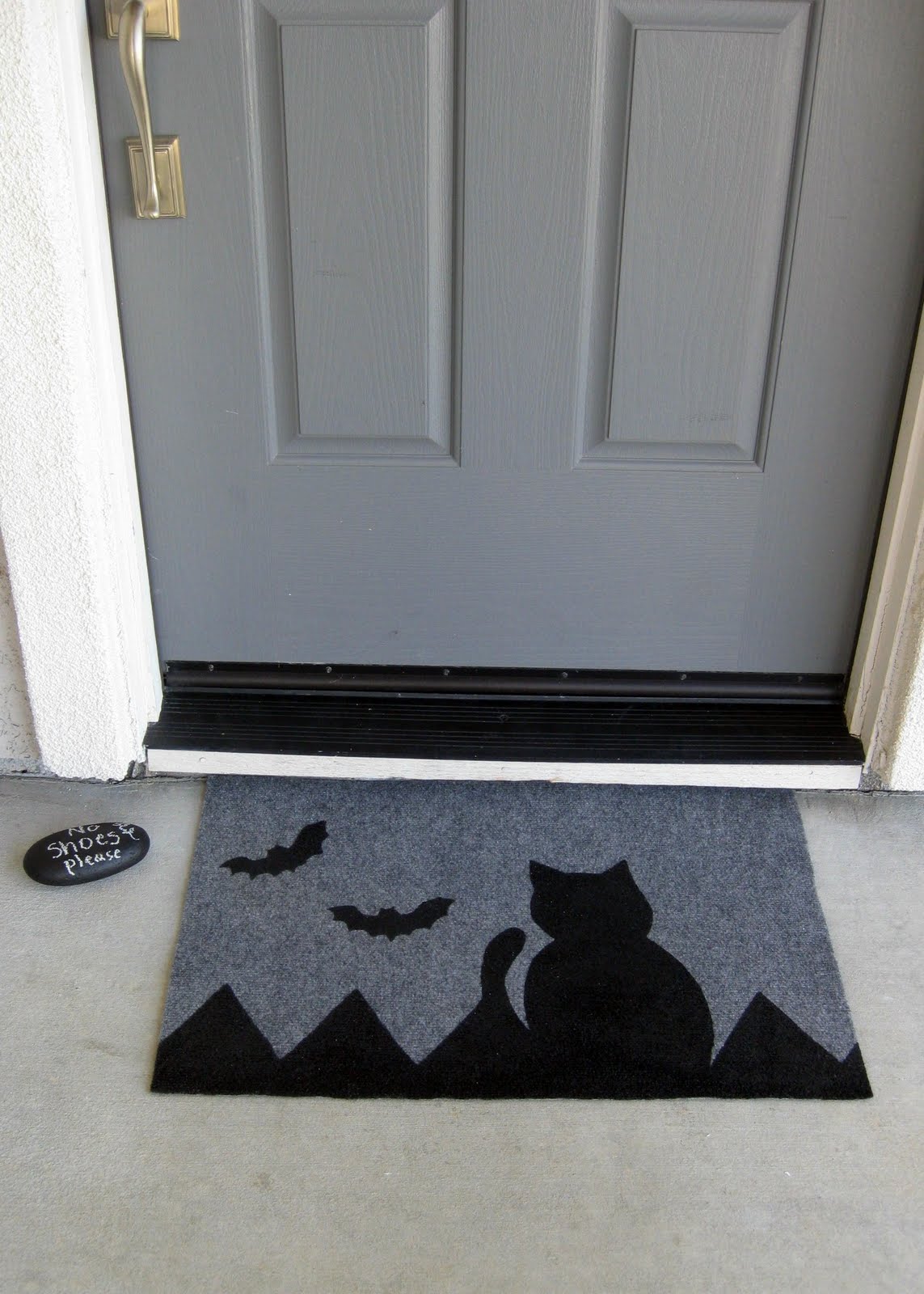 april's craft nest: painted doormat