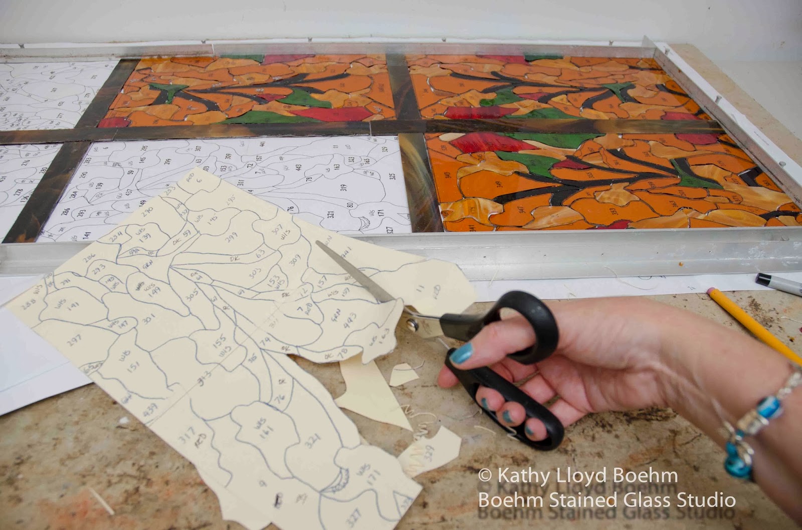 Boehm Stained Glass Blog: Rug Design in Stained Glass - 3rd and 4th ...