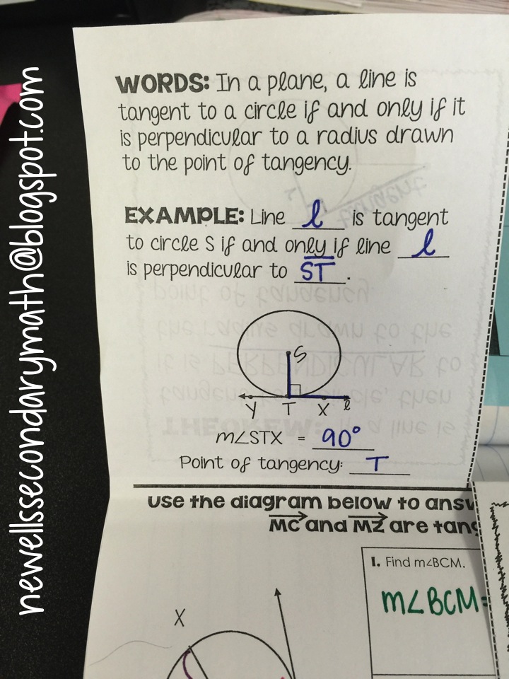 Circle Basics Unit (Part 1) | Mrs. Newell's Math