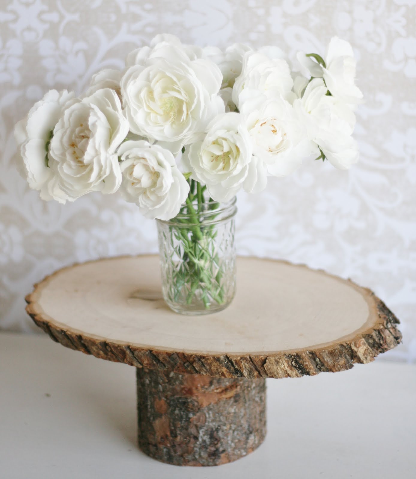 Morgann Hill Designs: Individual Cake Stands Made From Rustic Wood Tree ...