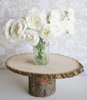 Morgann Hill Designs: Individual Cake Stands Made From Rustic Wood Tree ...