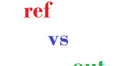Difference between ref and out parameters in c# | AspBucket