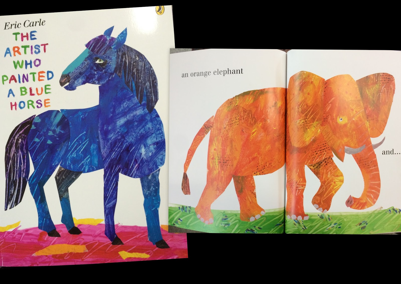 My Visual Arts Teaching 2016: Year 2: Eric Carle-inspired Orange Elephant