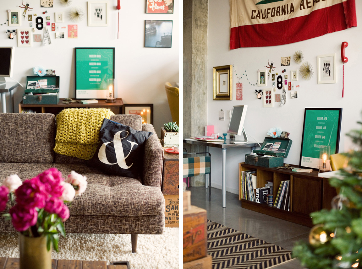 {BLACK. WHITE. YELLOW.}: Design Love Fest's Loft Shoot from Rue Magazine