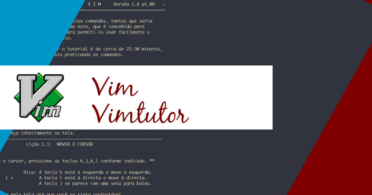 Aprendendo Vim - Vim Tutor