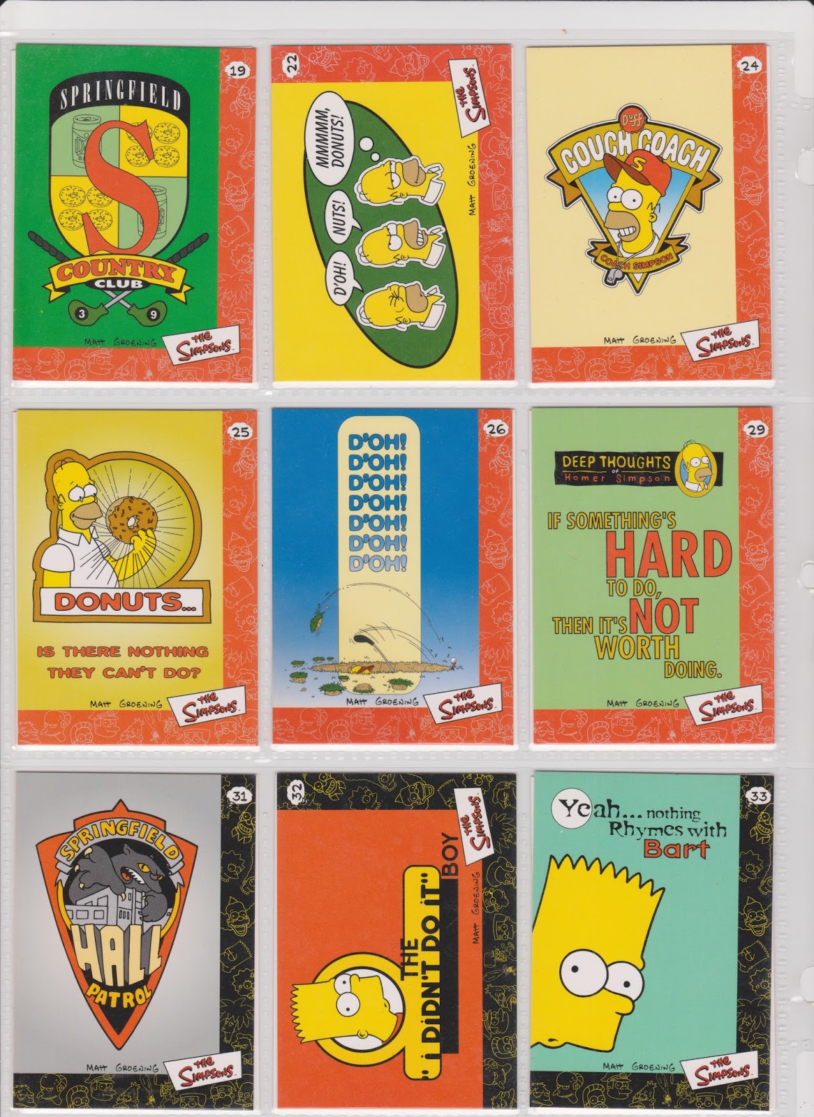 Royal Card Review: The Set List- Simpsons, eh?